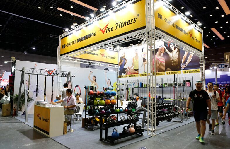 我司携旗下全新品牌Vine-Fitness参加2015ChinaFit健身大会_新闻资讯_—南通铁人运动用品有限公司